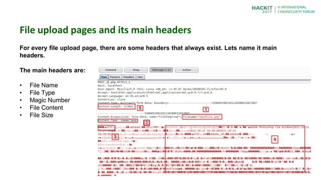 "15 Technique to Exploit File Upload Pages", Ebrahim Hegazy | PPT