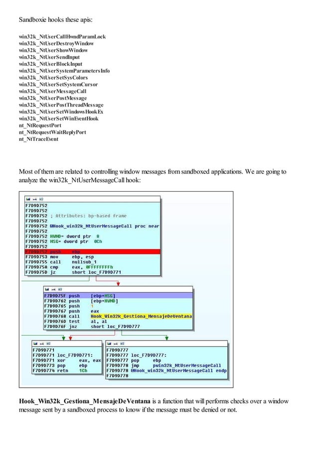 Sandboxie process isolation with kernel hooks | PDF