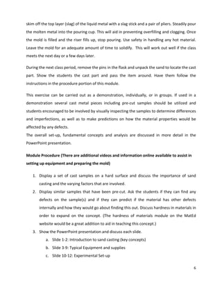 Sand casting | PDF