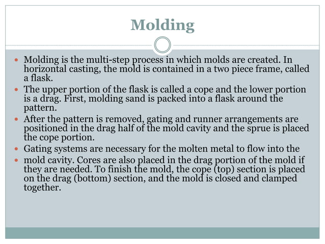 Sand casting explained | PPT