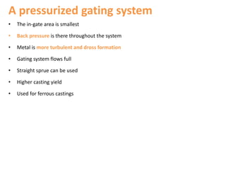 Sand casting of metals - Gating system for sand casting mould | PDF