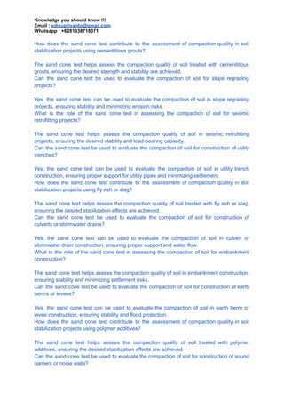 Sand Cone Test - Bali .pdf | Standardized Testing | Educational Assessment