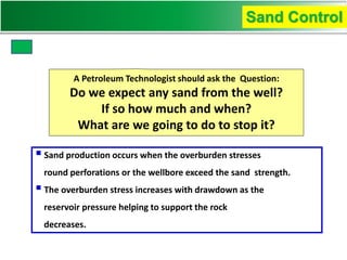 Sand control | PPTX