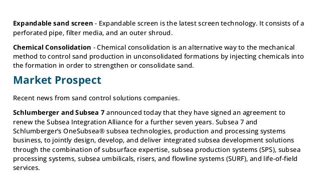 Sand Control Solutions and Its Market Prospect | PDF