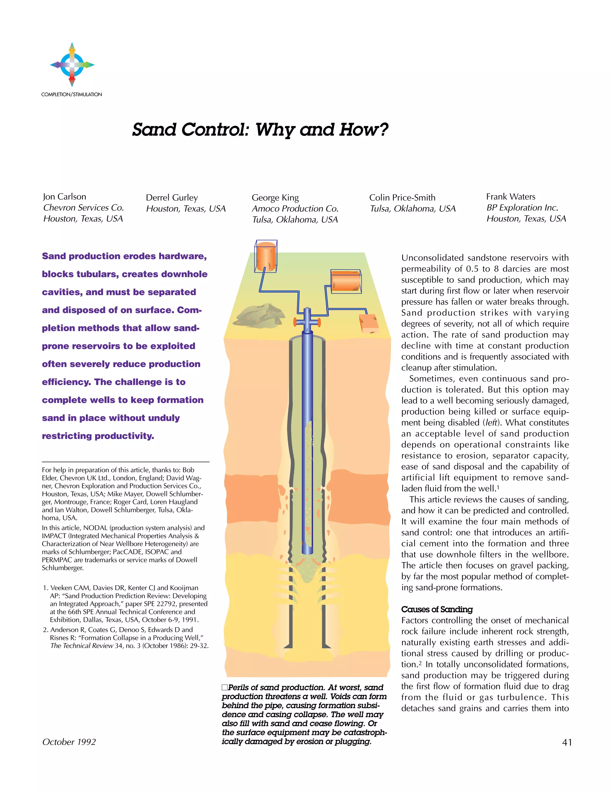 Sand control why and how | PDF