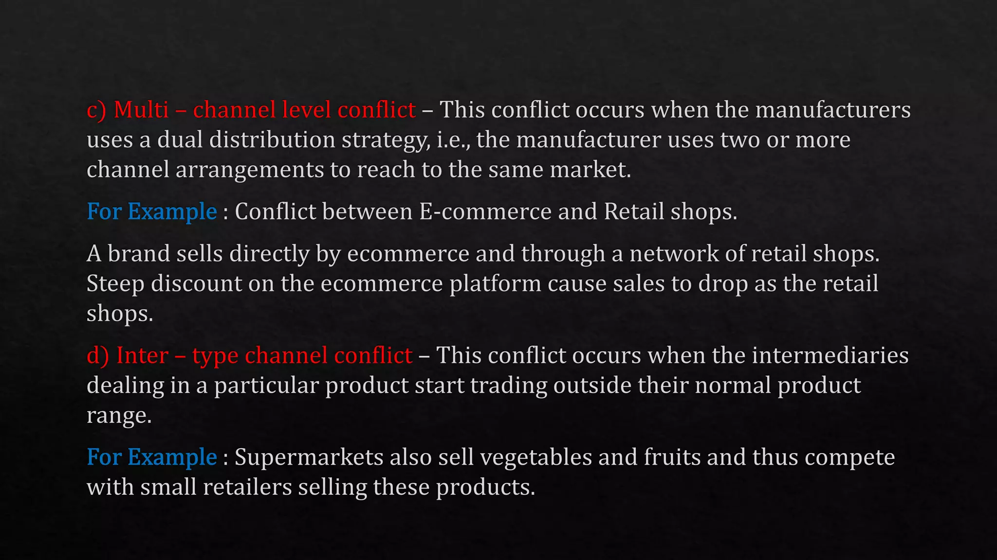 Channel dynamics and conflicts | PPT