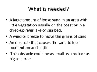 Sand dunes | PPTX