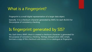 Netapp Deduplication concepts | PPT