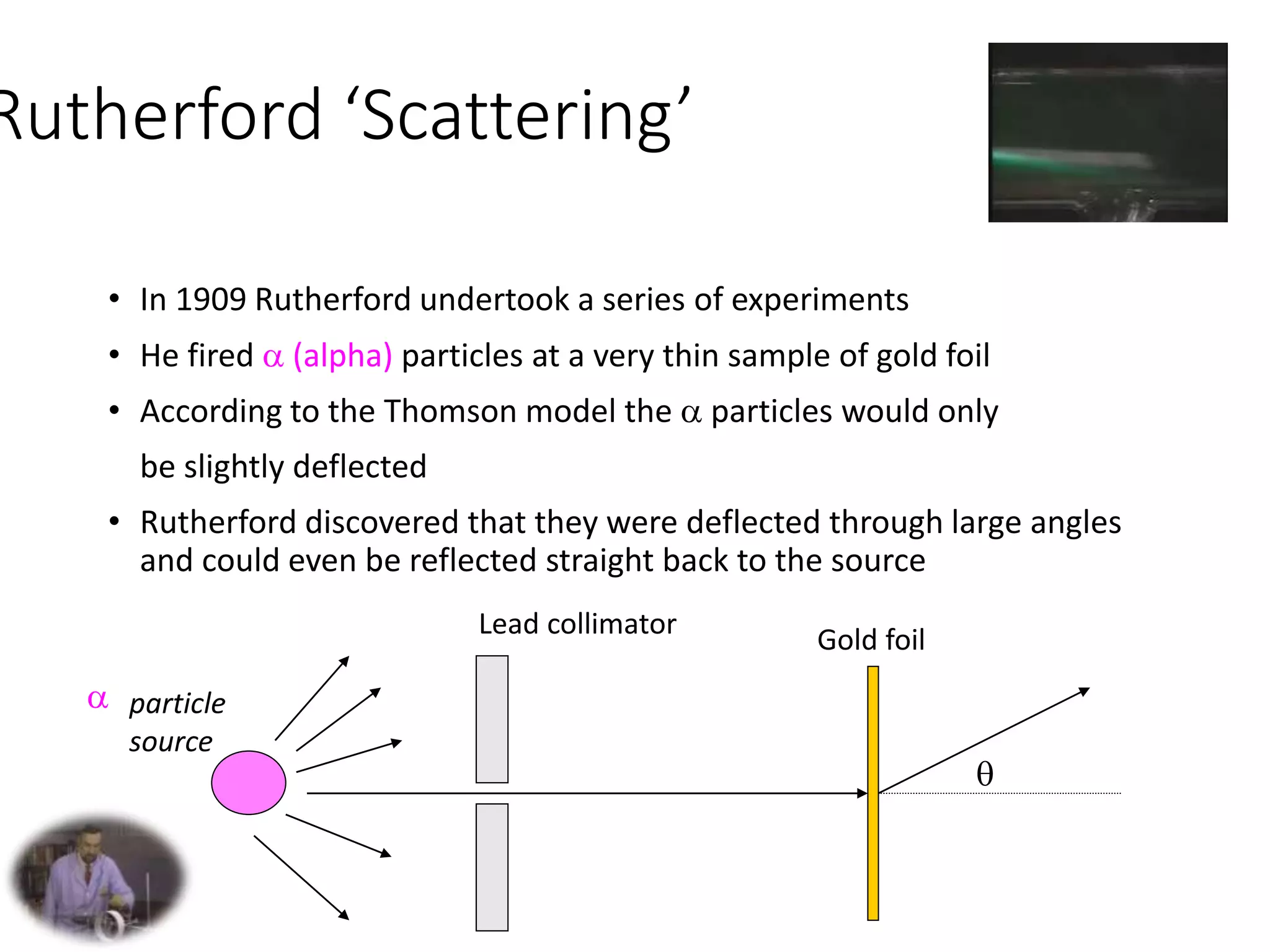 rutherford atomic model | PPTX