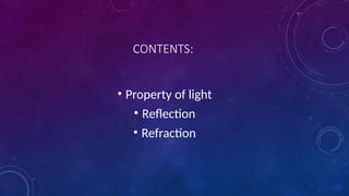 Light types of light types of medium physics | PPTX