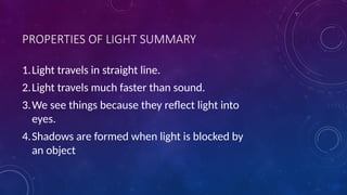 Light types of light types of medium physics | PPTX