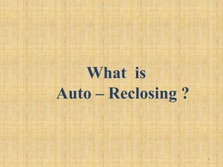 auto-reclosure | PPTX