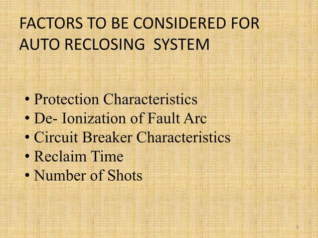 auto-reclosure | PPTX