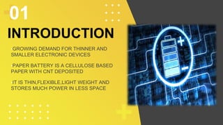 Paper battery | PPTX