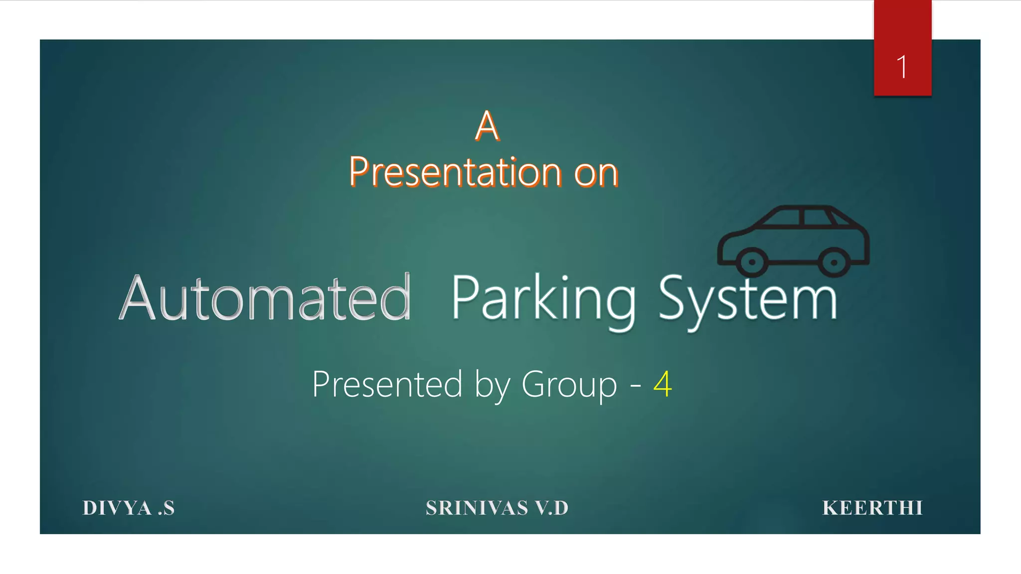 Car Parking System | PPTX