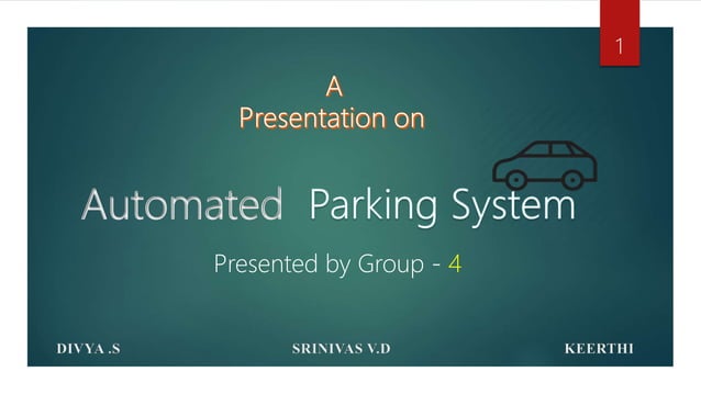 Car Parking System | PPTX | Programming Languages | Computing