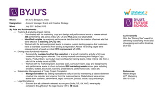 Sandeep David Rao_Detailed Visual CV_PMP | PPT