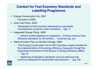Passenger Vehicle Fuel Economy Standards | PDF
