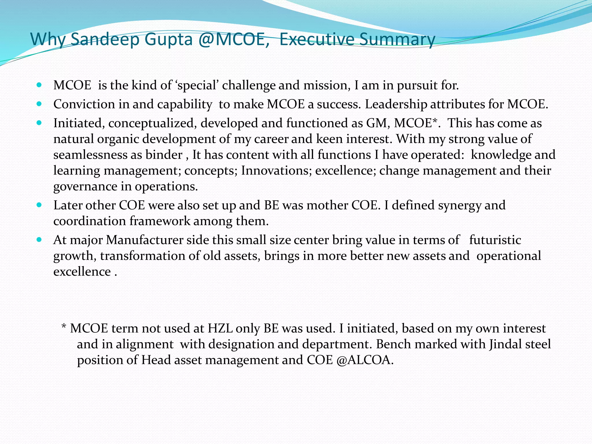 Sandeep gupta @mcoe frame work of coe | PDF