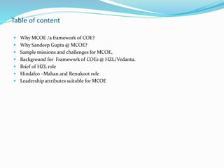 Sandeep gupta @mcoe frame work of coe | PDF