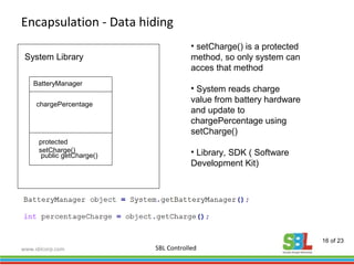 OOPs concept and implementation | PPT