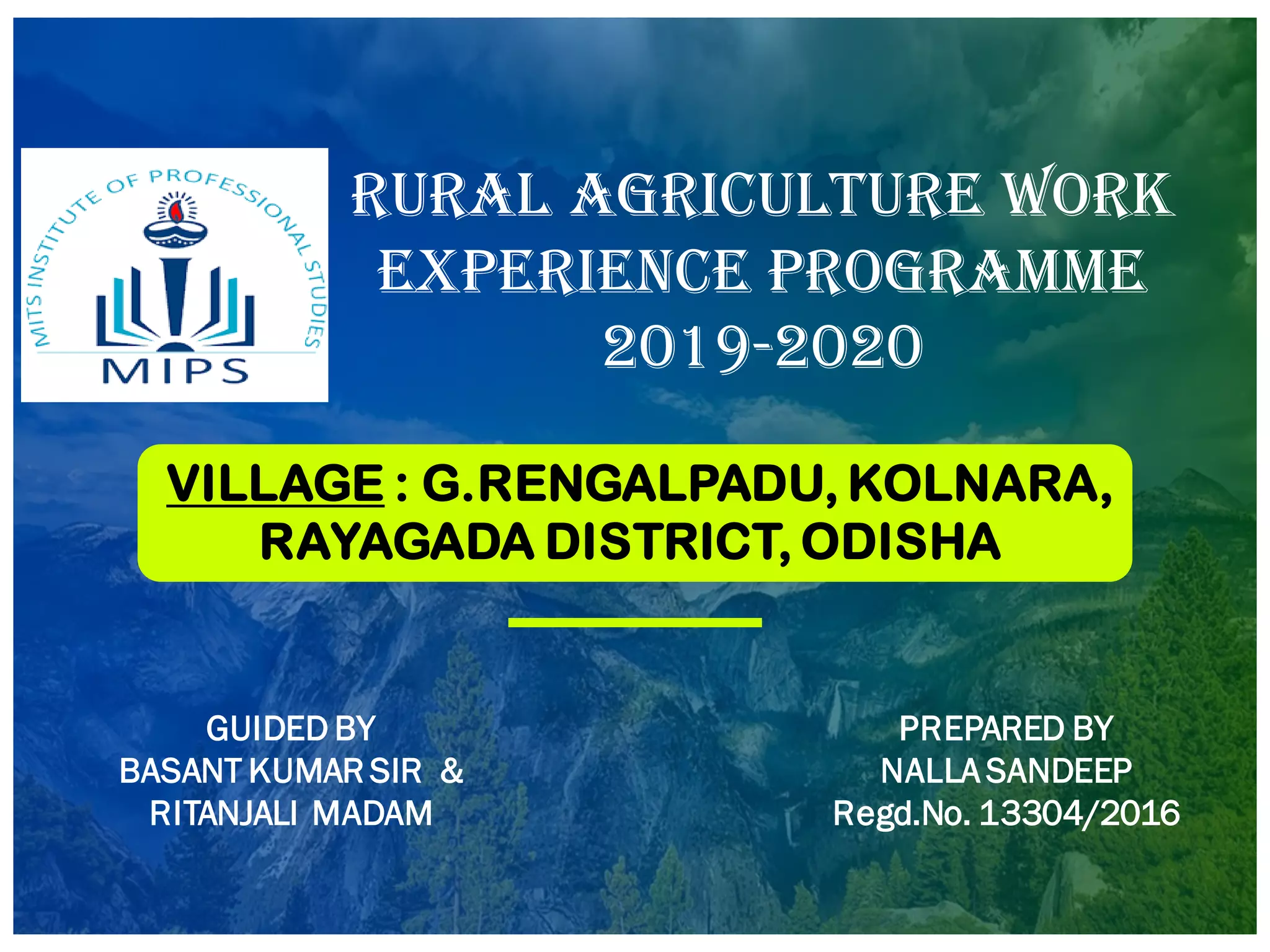 RAWE REPORT / PRESENTATION (2019) (RAWEP 2019) | PDF