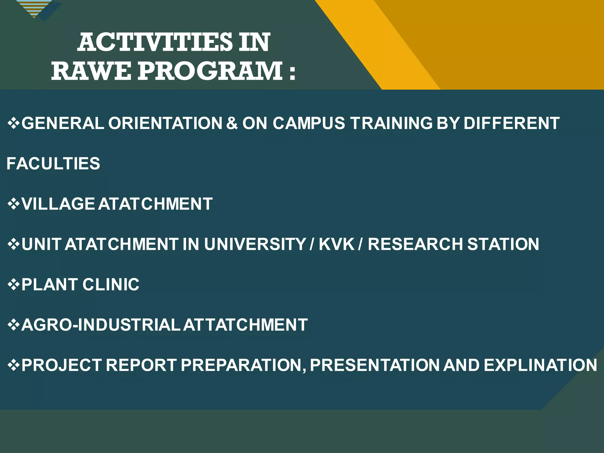 RAWE REPORT / PRESENTATION (2019) (RAWEP 2019) | PDF