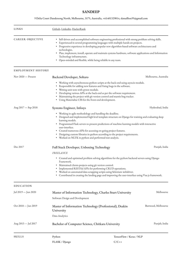 Sandeep Resume | PDF