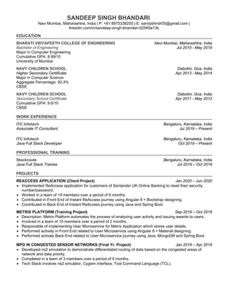 Sandeep Resume Pdf