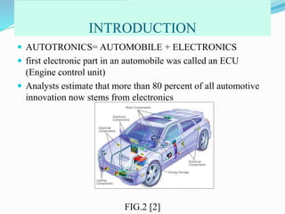 autotronics Sandeep yadav ppt | PPTX | Auto Safety Technologies | Auto ...