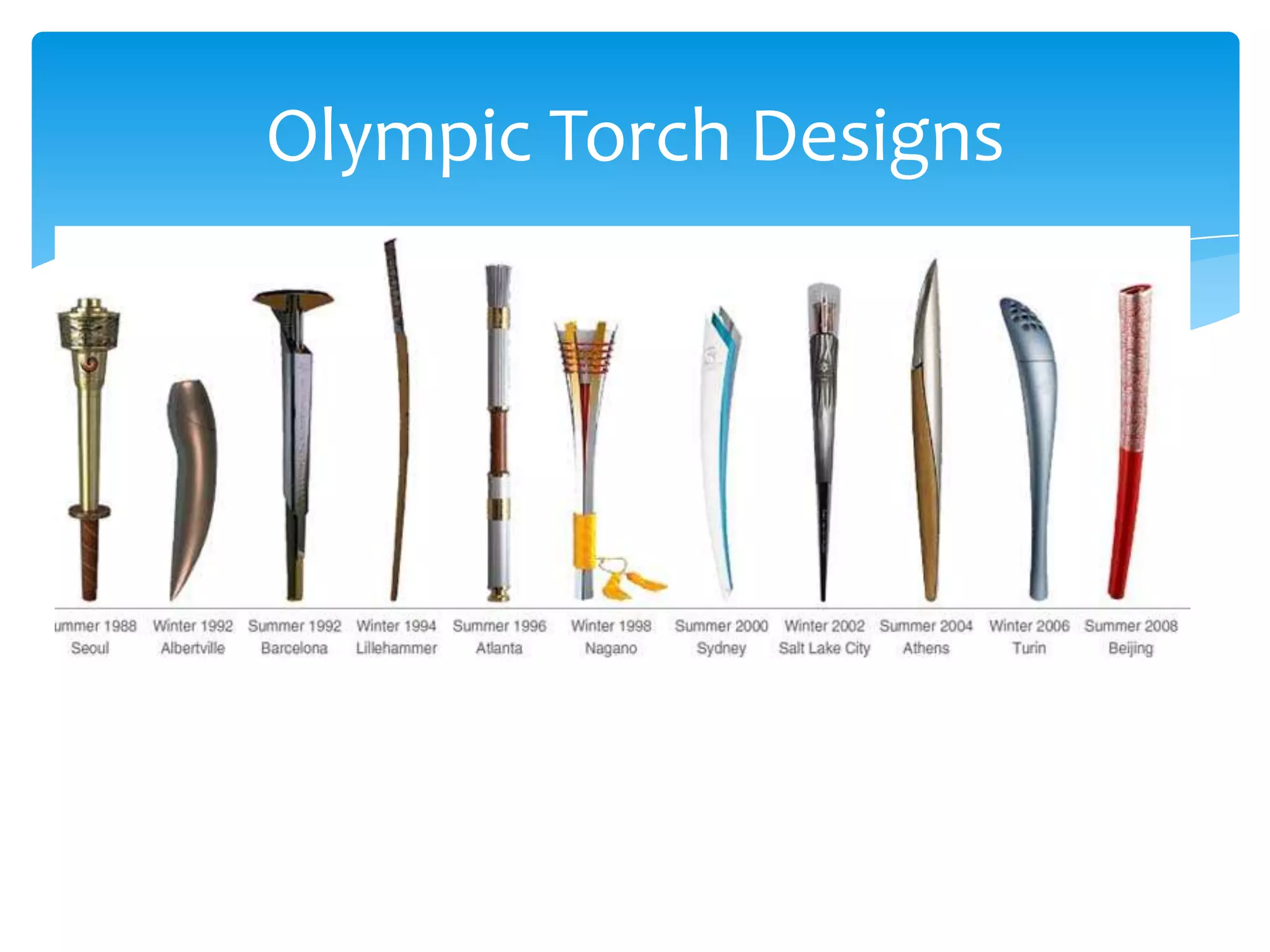Sanderson's wynd olympic celebration torch design | PPTX