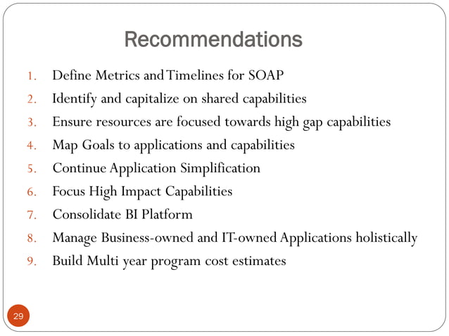 Creating Enterprise Value from Business Architecture | PPT