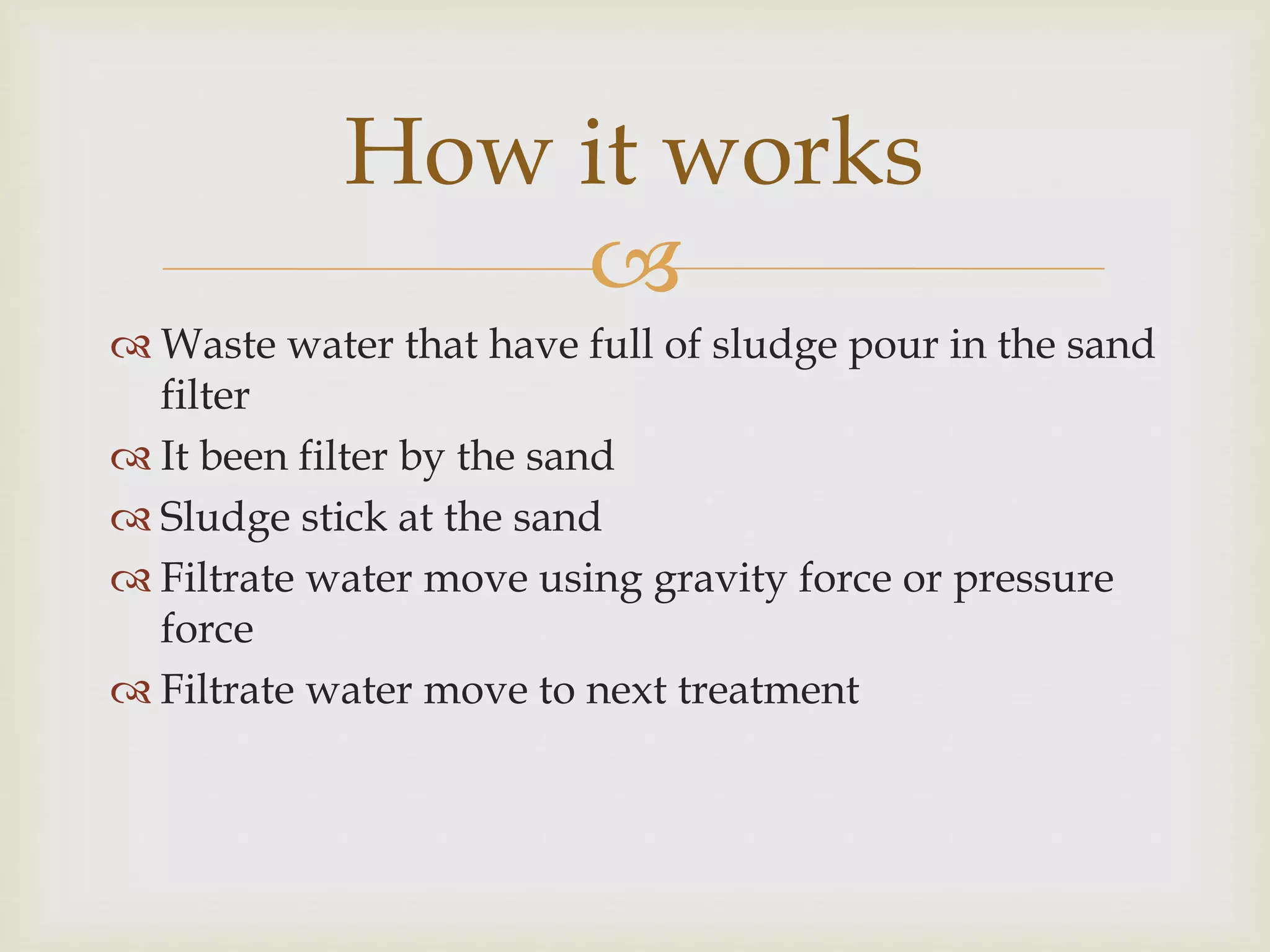 Sand filter | PPTX
