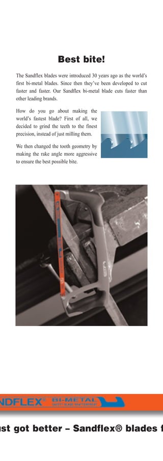 Bahco Sandflex blades | PDF