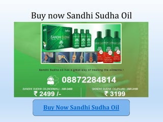 Sandhi Sudha Oil | PPT