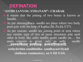 Sandhi shaarir | PDF