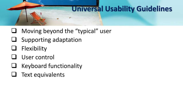 Universal Usability | PPT