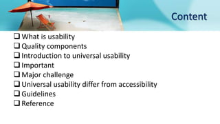 Universal Usability | PPT