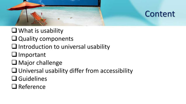 Universal Usability | PPT