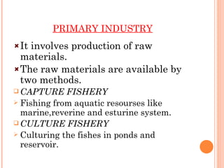 CLASSIFICATION OF FISHING INDUSTRY | PPT