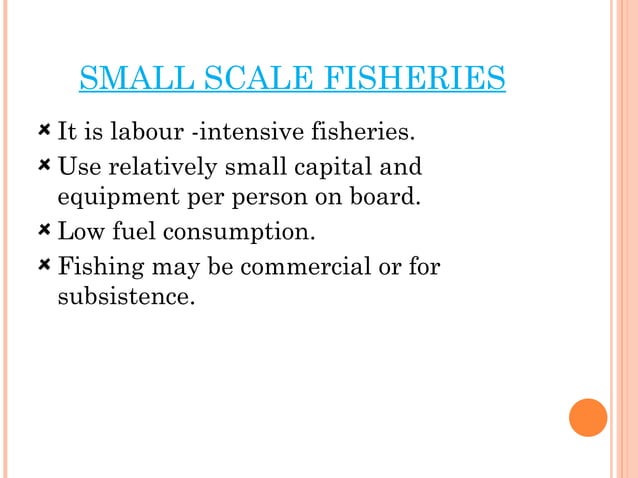 CLASSIFICATION OF FISHING INDUSTRY | PPT | Fishing Sports | Sports