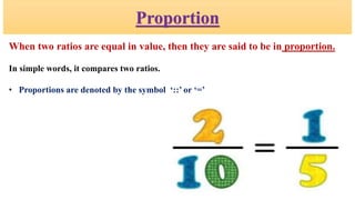 Comparing Quantities Part 3 "Proportion" | PPTX