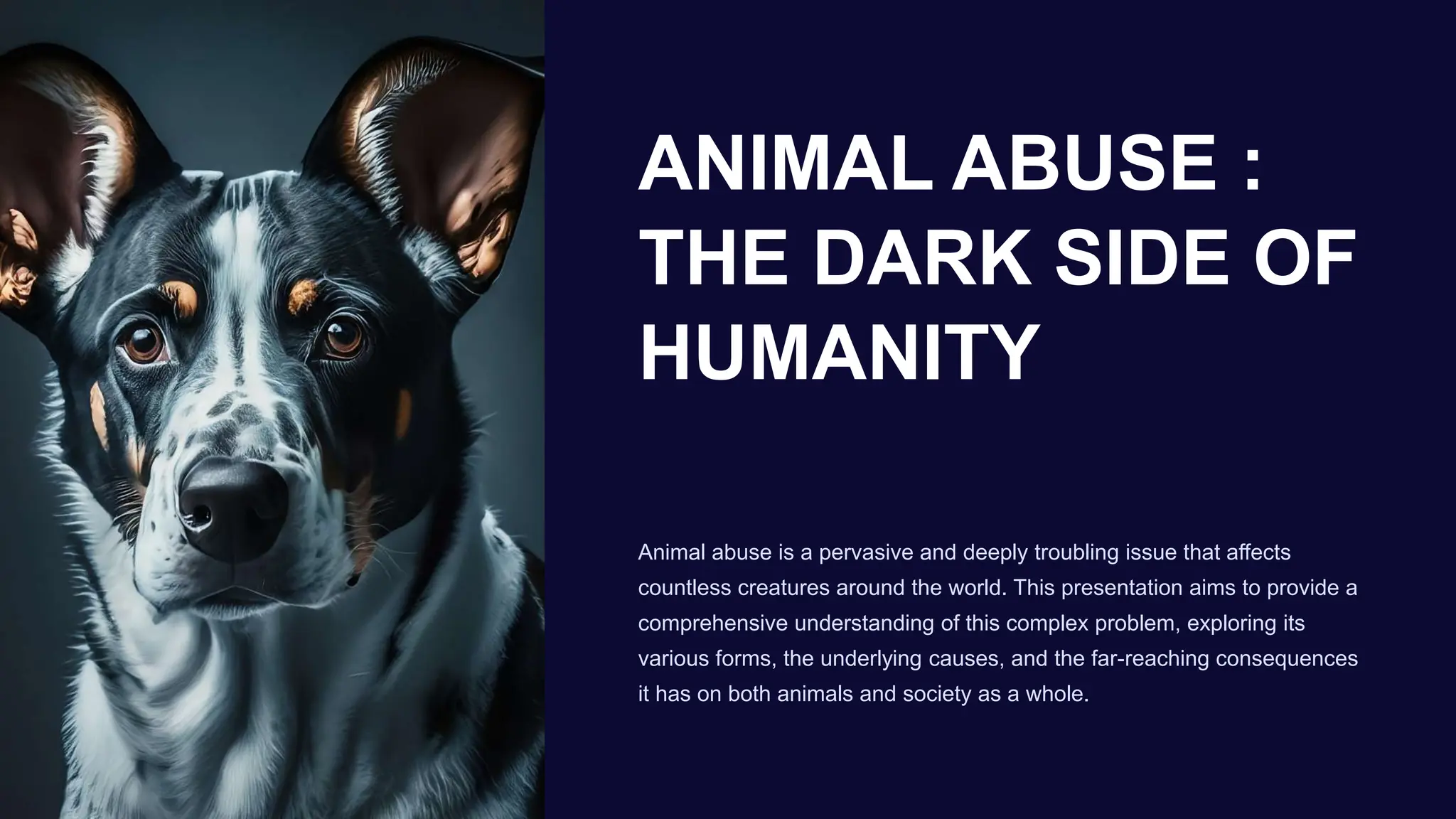 Animal abuse different types of abuse on animals | PPTX