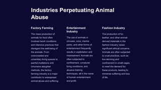 Animal abuse different types of abuse on animals | PPT