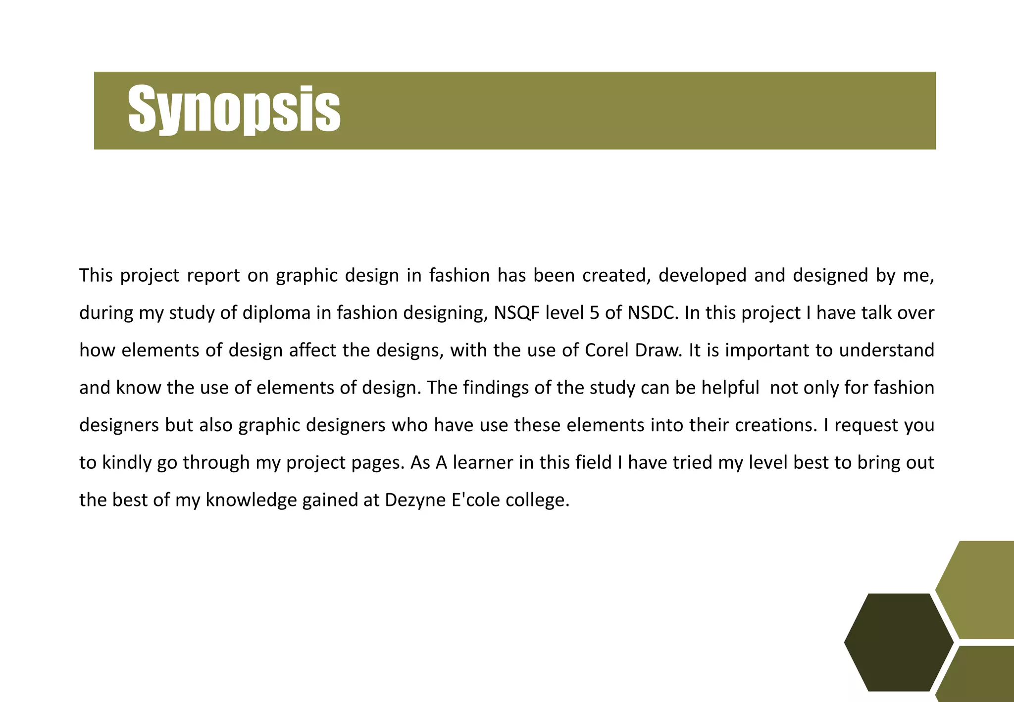 Sandhya Chouhan , Diploma Fashion Design 1st Year (Corel Draw Project ...