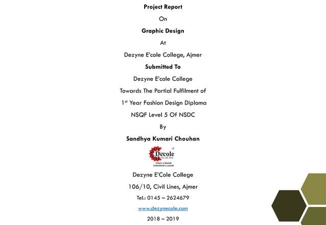 Sandhya Chouhan , Diploma Fashion Design 1st Year (Corel Draw Project ...