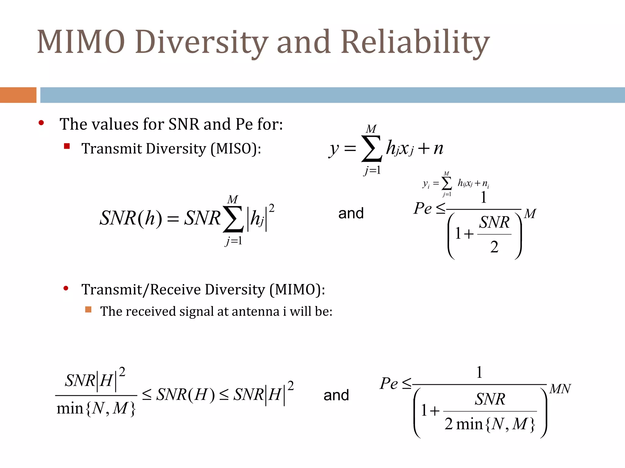Multiple Input Multiple Output By Saikiran Panjala Ppt