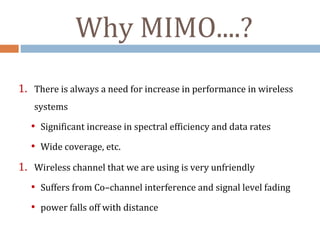 MULTIPLE INPUT MULTIPLE OUTPUT BY SAIKIRAN PANJALA | PPT