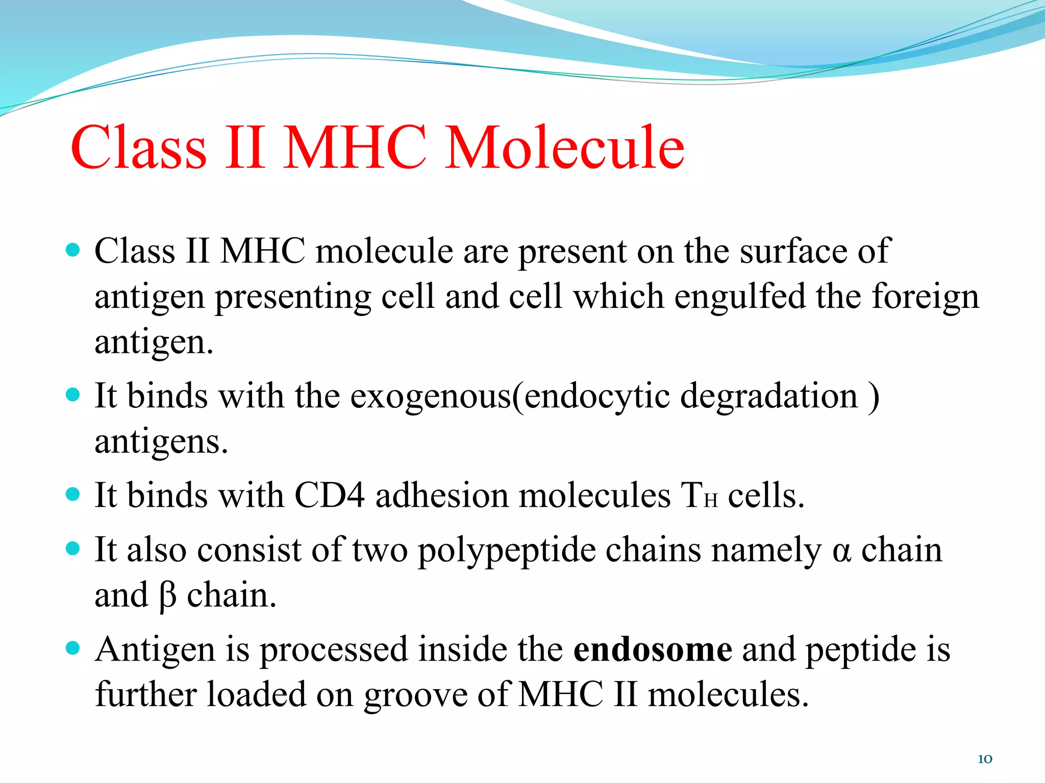 Major Histocompatibility complex | PPTX