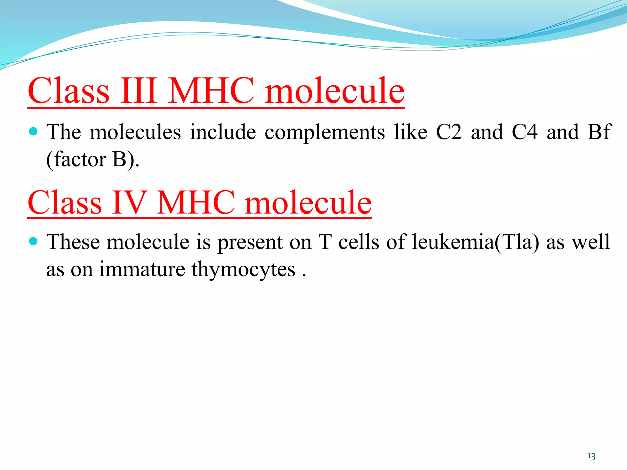 Major Histocompatibility complex | PPTX